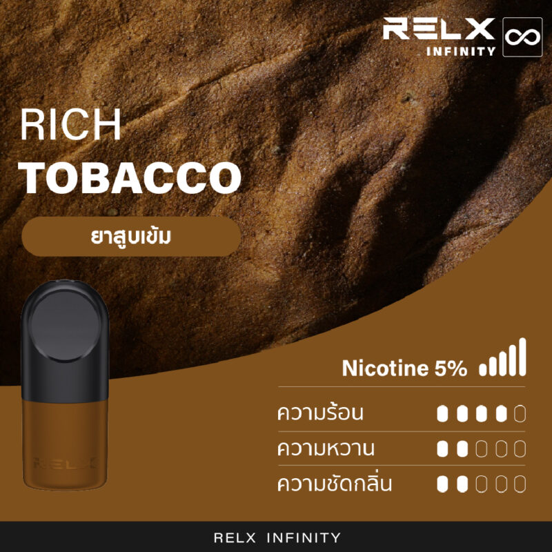 RELX INFINITY SINGLE POD TOBACCO CLASSIC - KS 66 Official