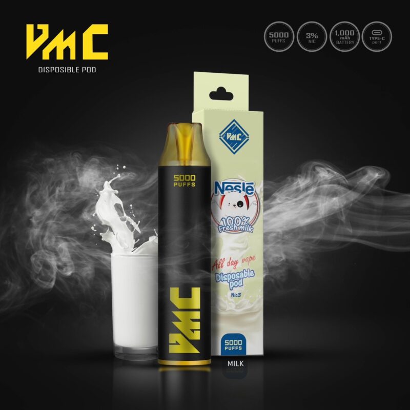 VMC POD 5000 Puffs กลิ่น Nesle Milk (นมหมี) - KS 66 Official